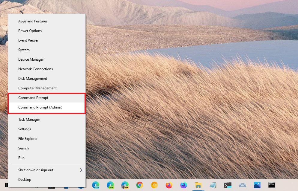 How to launch Command Prompt (standard and admin) on Windows 10 ... How to launch Command Prompt (standard and admin) on Windows 10 ...