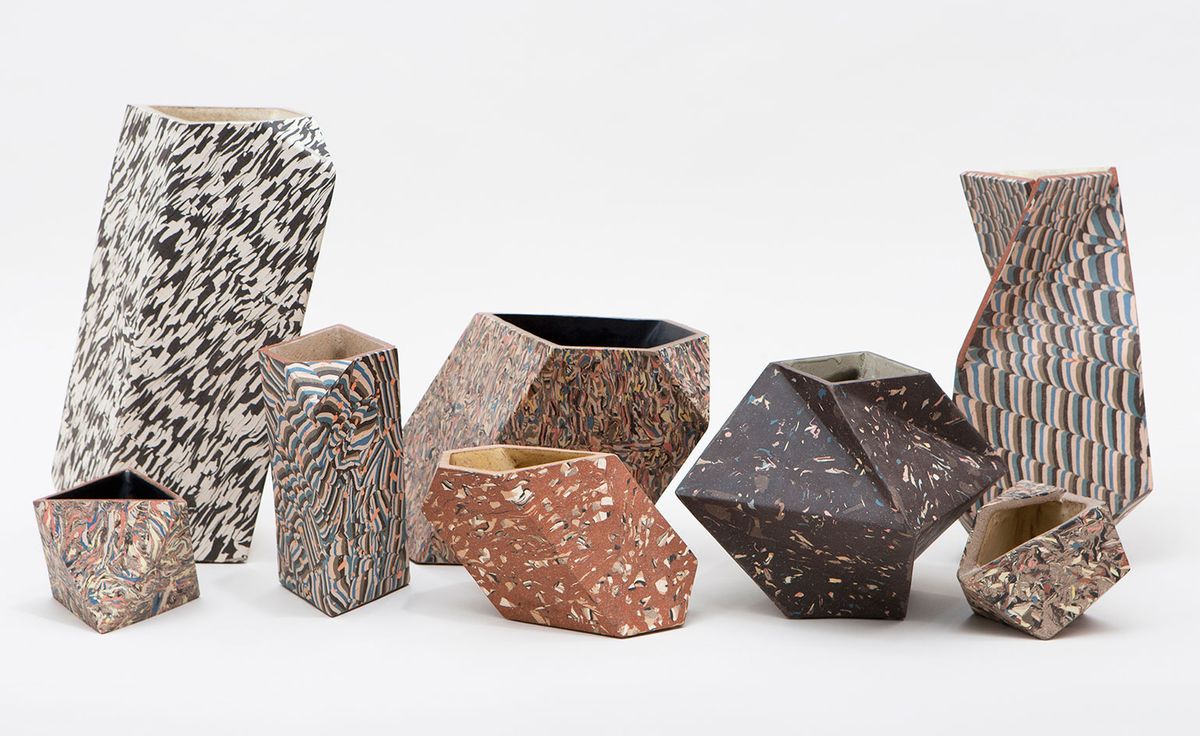 Cody Hoyt's mottled ceramics in Soho, New York | Wallpaper*