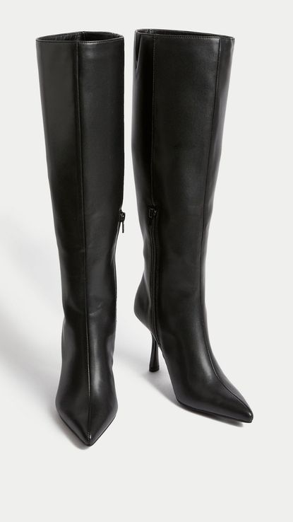 We love Queen Letizia's high leather boots and wrap dress | Woman & Home