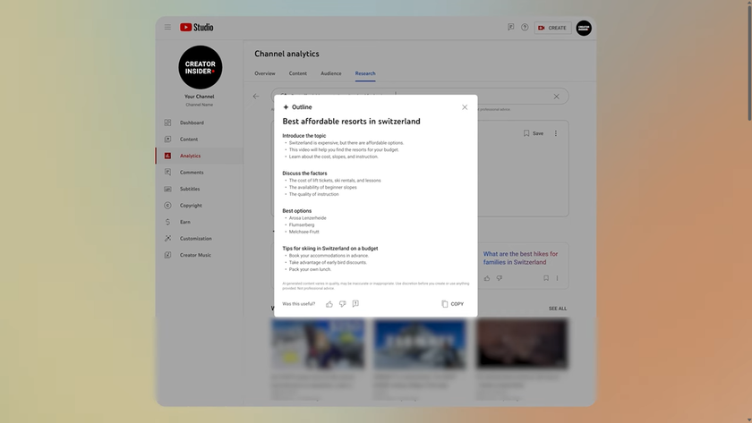YouTube Coverage | TechRadar