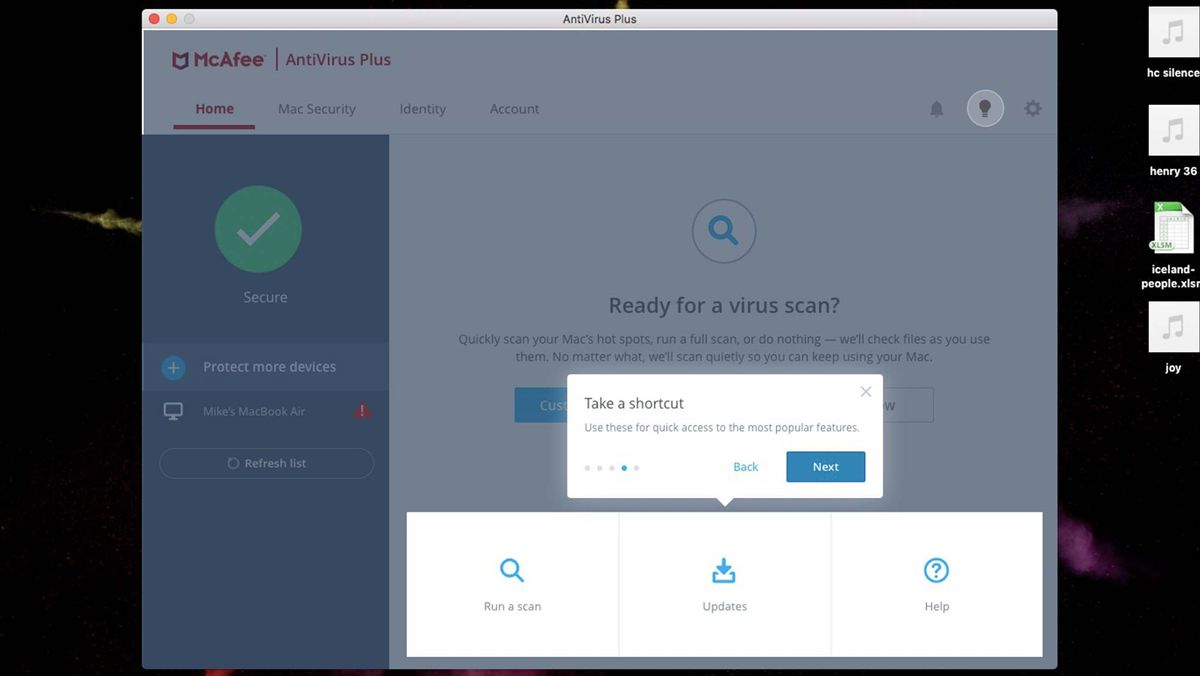 McAfee AntiVirus Plus (for Mac): Good for Large Families | Tom's Guide