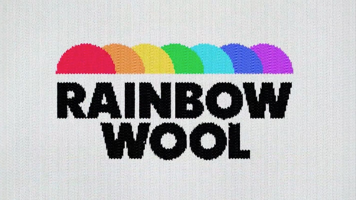 Rainbow Wool's vibrant identity is pure joy | Creative Bloq