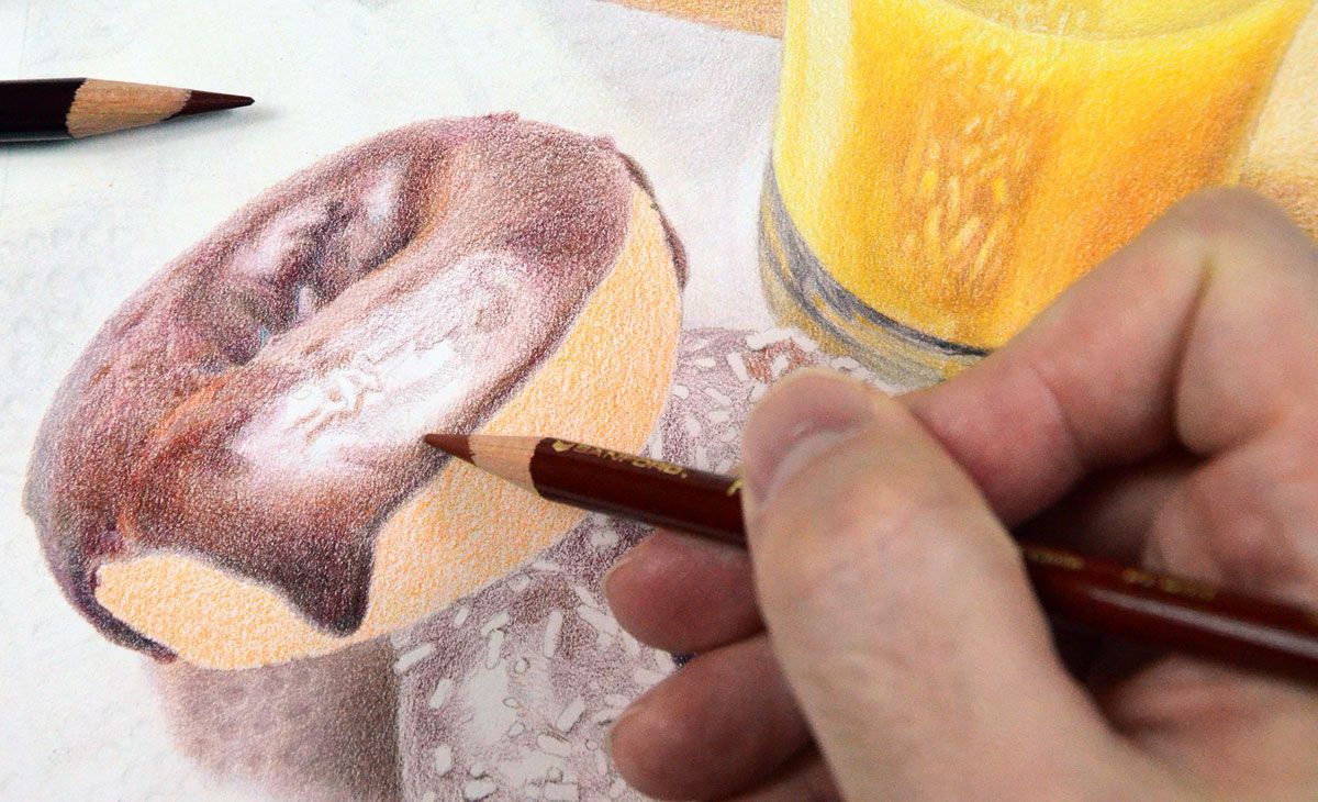 How to make delicious textures with pencils | Creative Bloq
