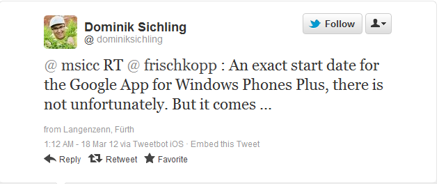 Official Google+ Windows Phone app confirmed to be on the way | Windows ...