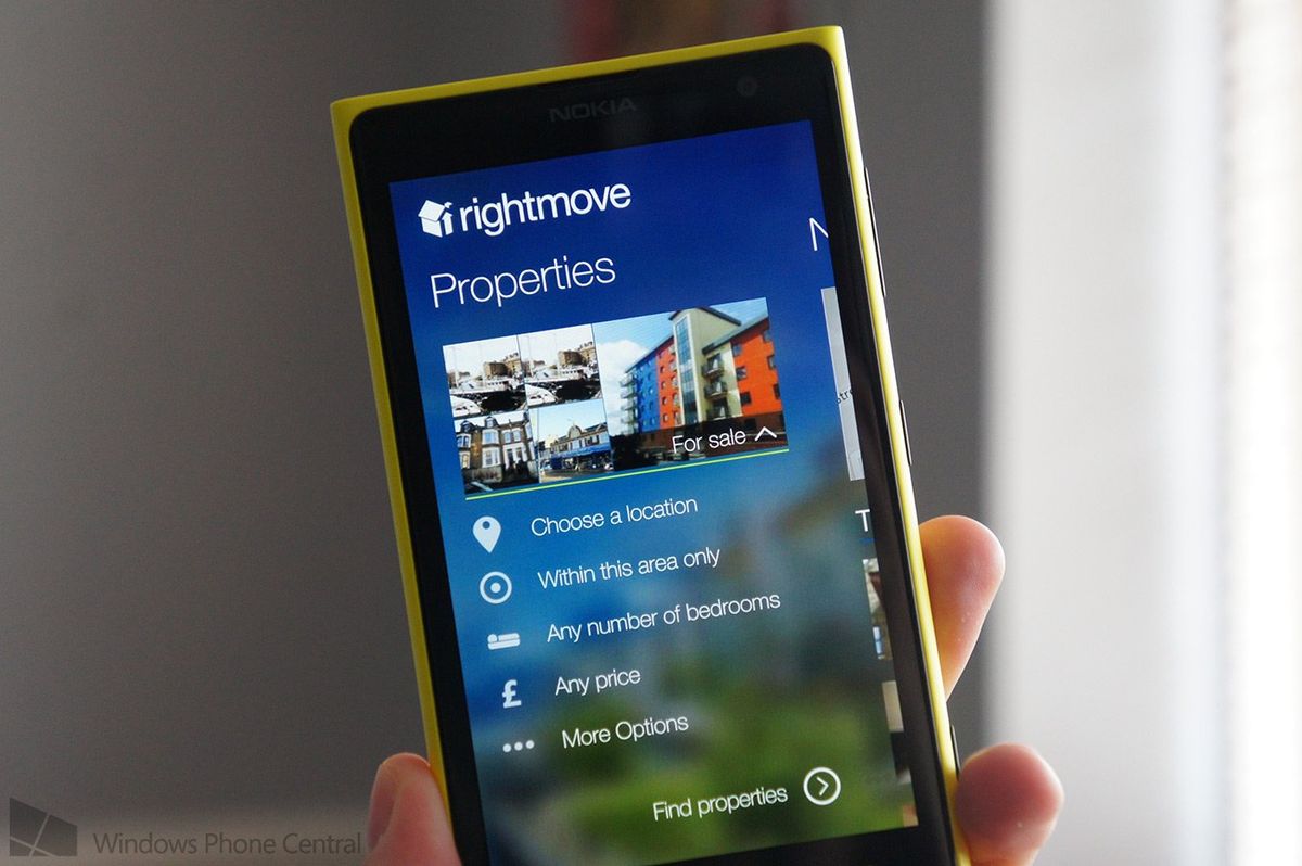 Check out property throughout the UK with Rightmove for Windows Phone ...