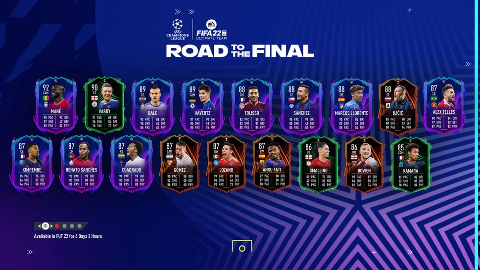 FIFA 22 RTTF guide to all the new Road To The Final cards | GamesRadar+