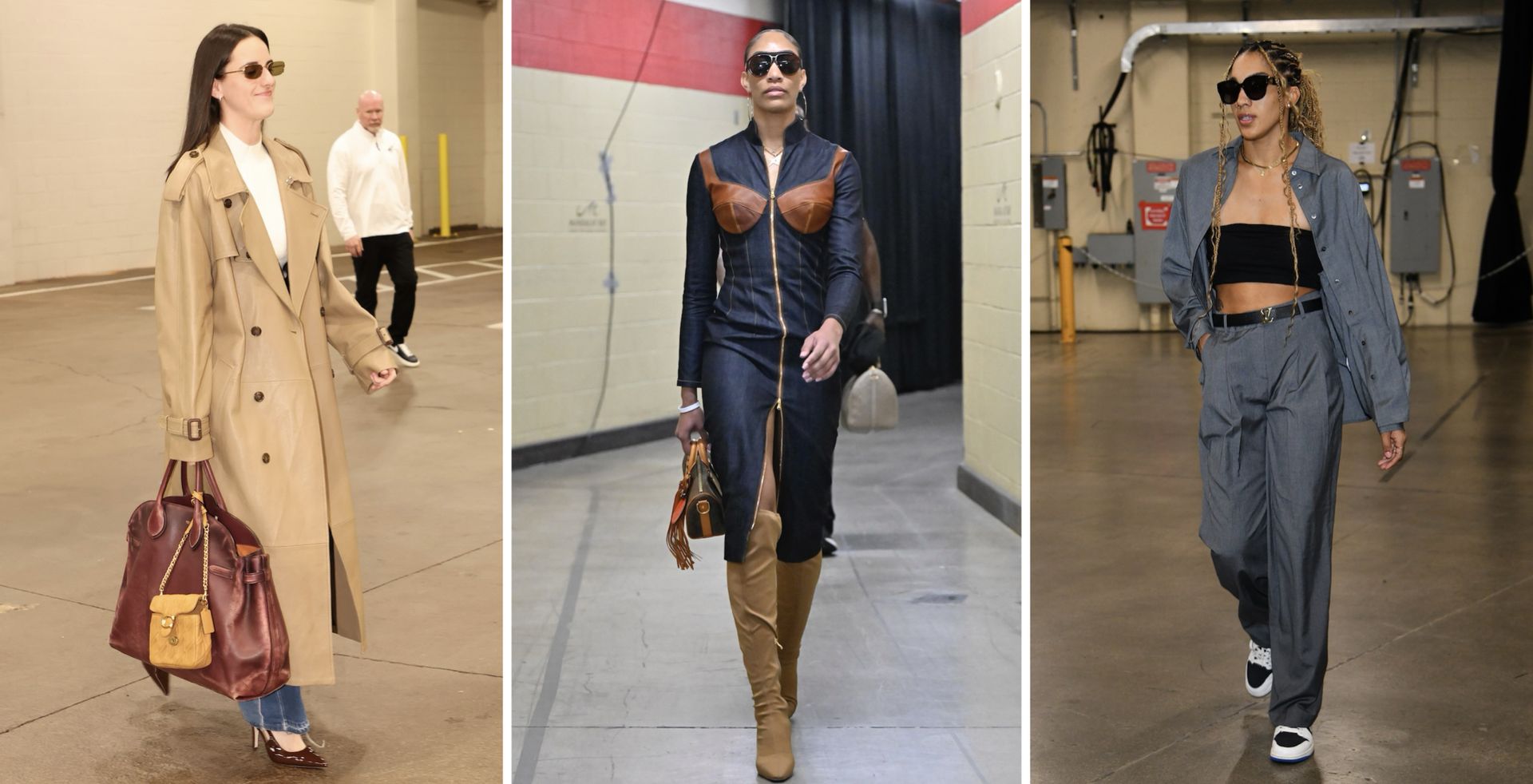 Best 2024 WNBA Playoff Tunnel Looks, from A'ja Wilson to Caitlin Clark ...