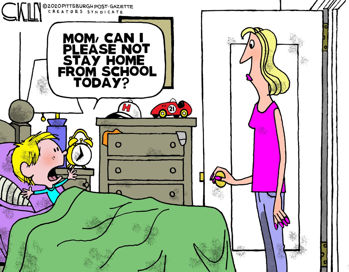 Editorial Cartoon U.S. school closures coronavirus quarantine | The Week