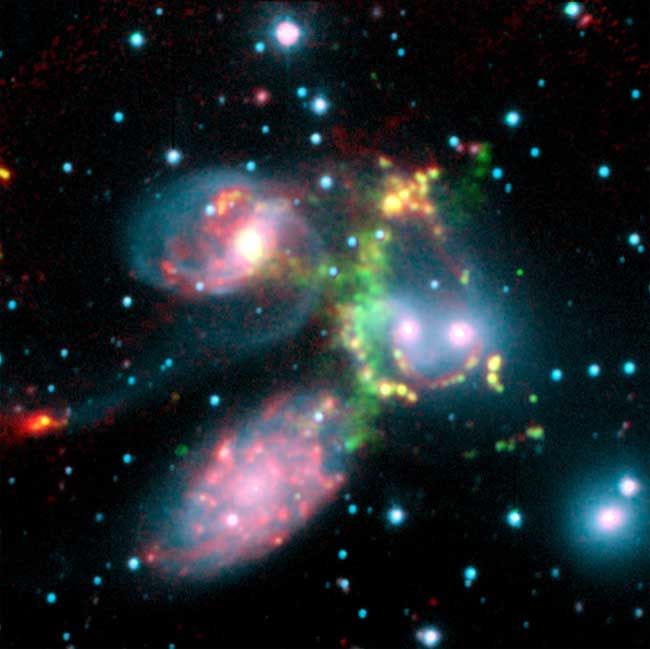 What a Shock! Galaxies Caught Colliding | Space
