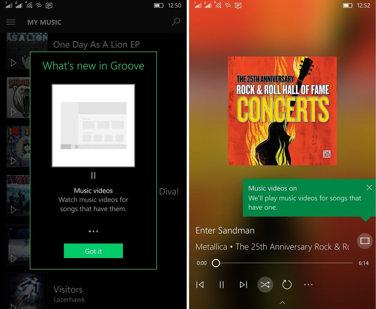 Microsoft is bringing music videos and blurred effect to Groove for PC ...