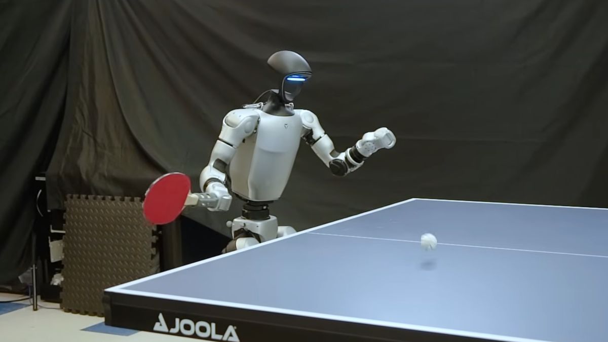 This humanoid robot is playing ping pong better than most amateur ...