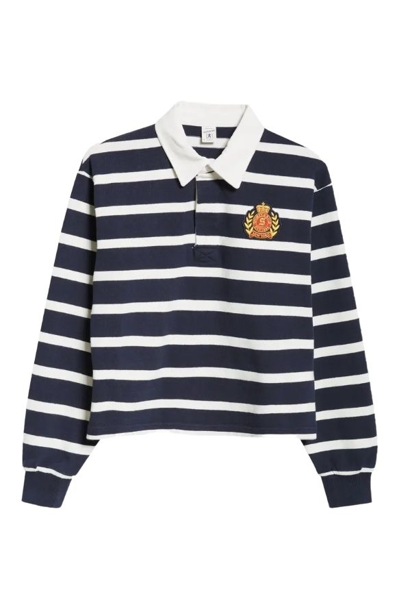 Spring 2025 Is Calling for the Preppy Rugby Shirt Trend Revival | Marie ...