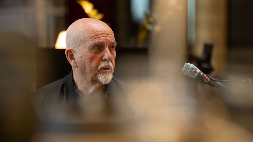 "It takes me back to my schooldays." Peter Gabriel shares his latest ...