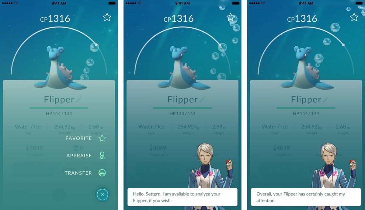 How to check your Pokémon's stats with the new Appraise feature in ...