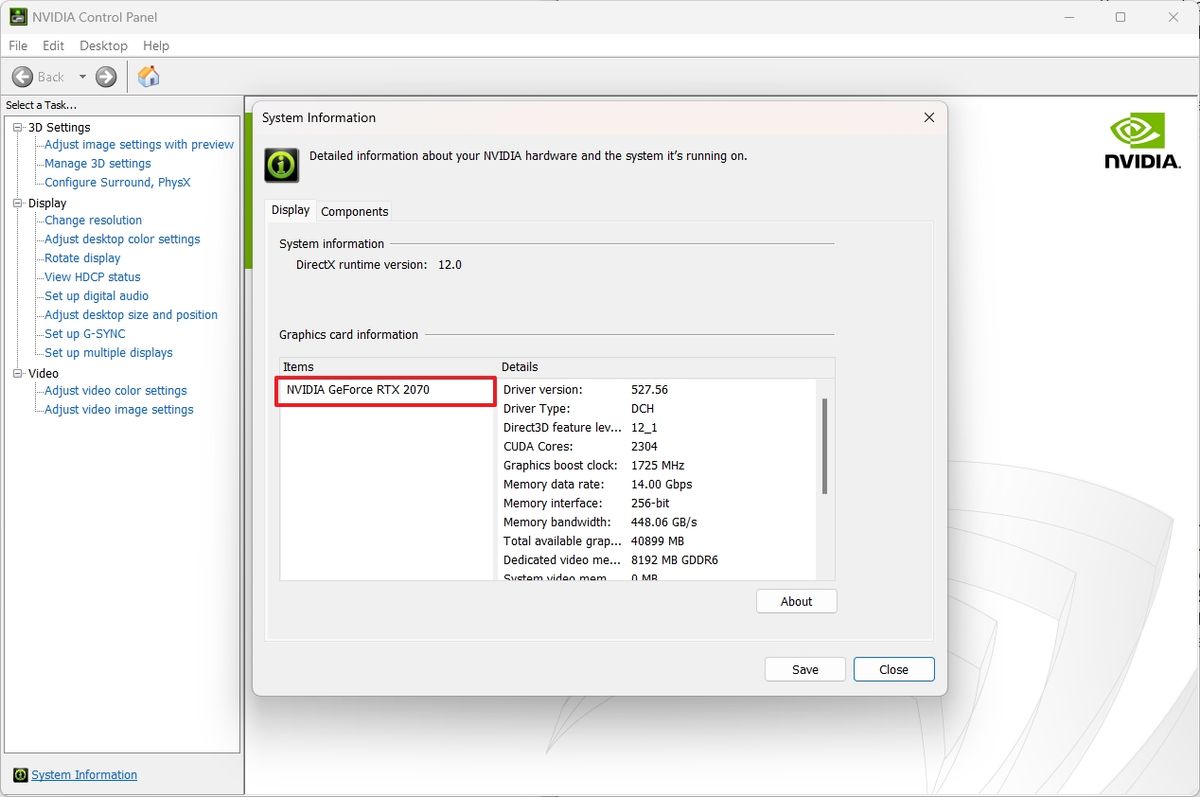How to check graphics card details on a Windows 11 | Windows Central