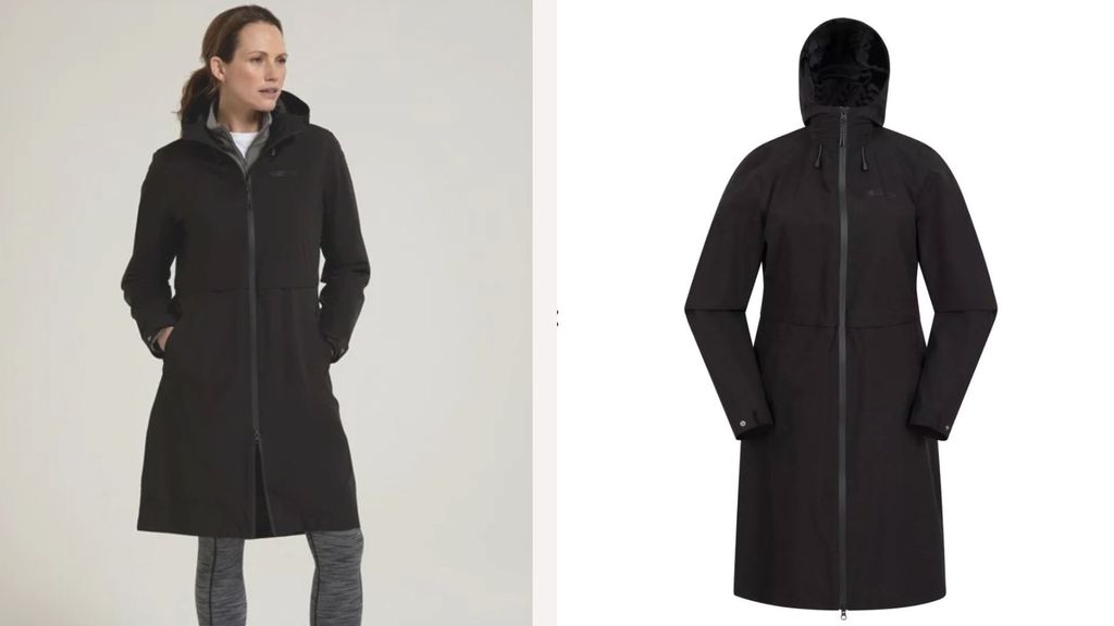 This chic black raincoat keeps me warm, dry and stylish | Woman & Home