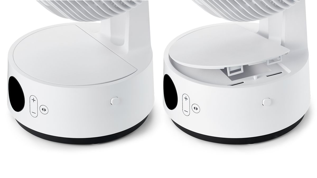 Meaco's nifty new portable fan has an easily replaceable battery, so it ...