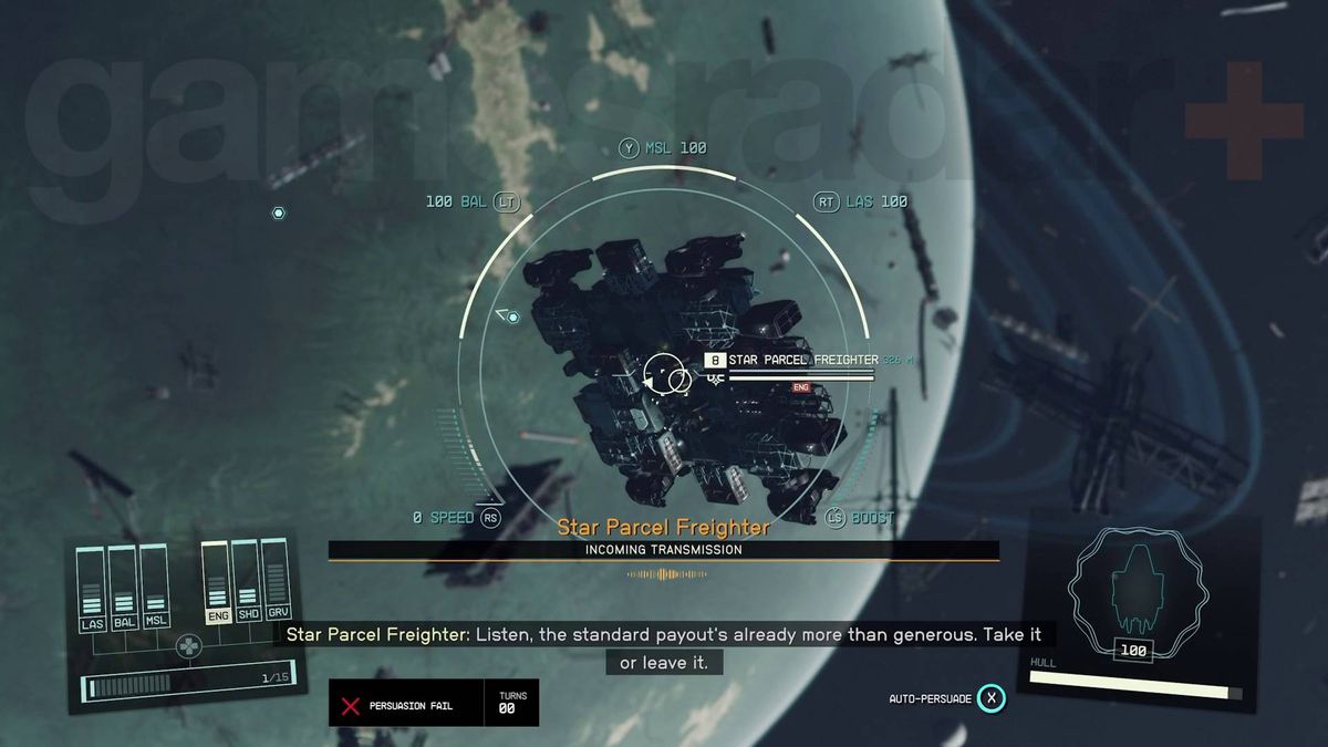 How Starfield persuasion works in dialogue | GamesRadar+
