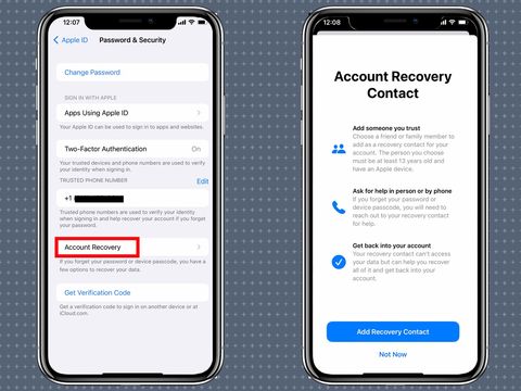 How to set an Apple ID account recovery contact in iOS 15 | Tom's Guide