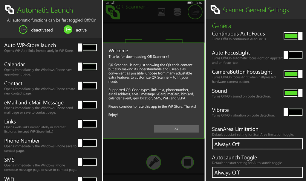 How do you scan QR codes and barcodes in Windows 10 Mobile? | Windows ...