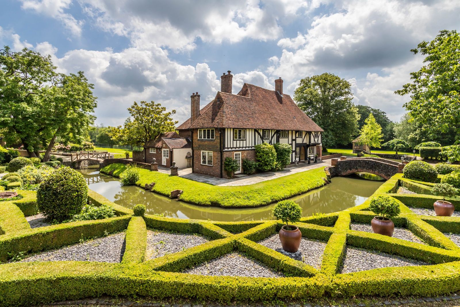 An irresistibly original medieval house with its own moat, exquisite ...