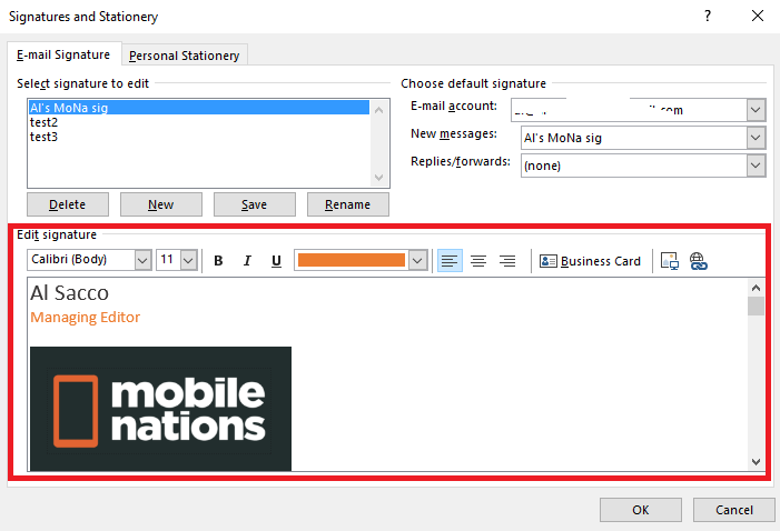 How to create a custom Outlook email signature | Windows Central