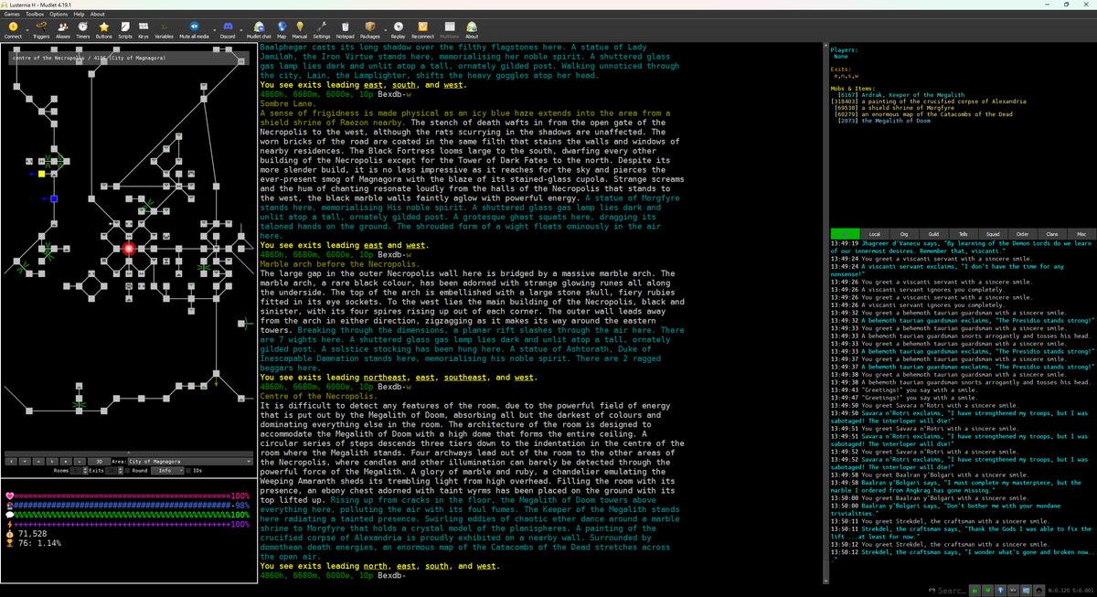 No MMO will ever have graphics as good as the text MUDs I played for ...