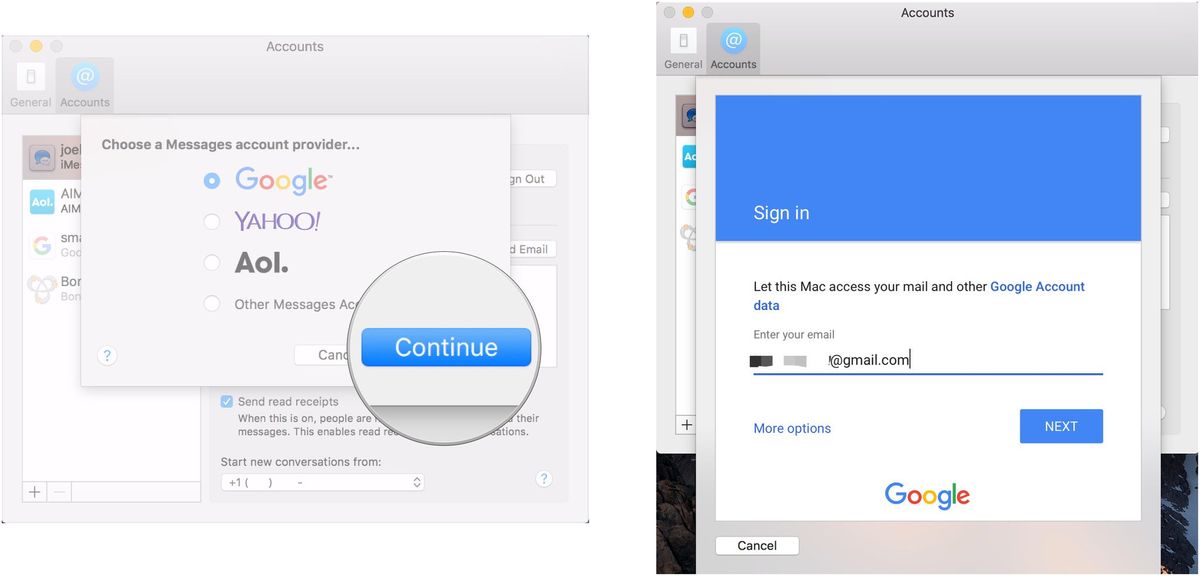 How to set up third-party messaging services in Messages for Mac | iMore