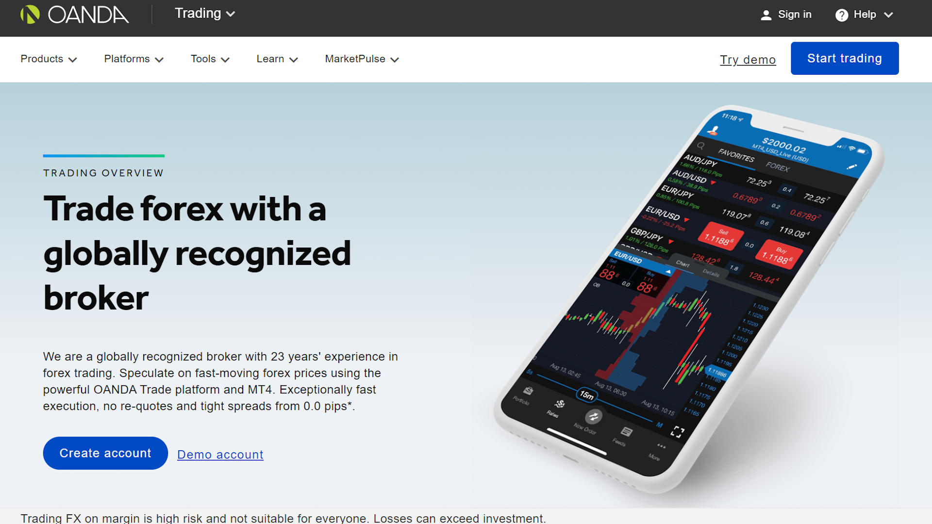 OANDA review | Top Ten Reviews