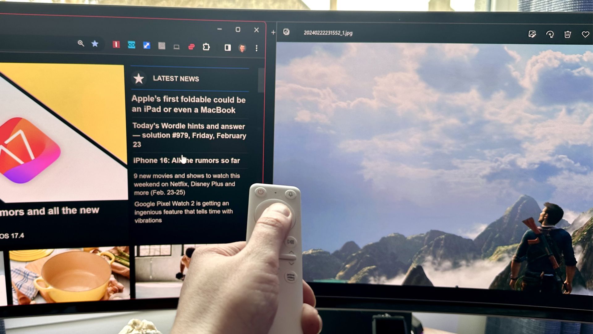 This remote is my favorite feature of one of the best gaming monitors ...