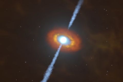 Just One Type of Blazar? How Jet-Spewing Galaxies Evolve Over Time | Space