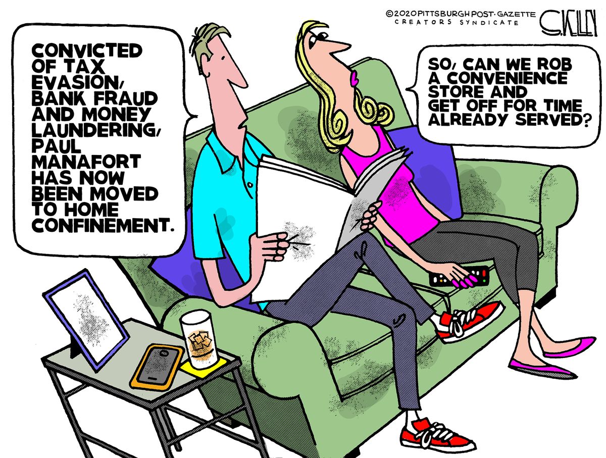 Editorial Cartoon U.S. paul manafort quarantine | The Week