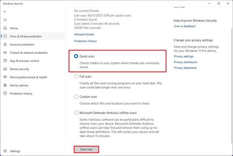 How to get started with Microsoft Defender Antivirus on Windows 11 ...