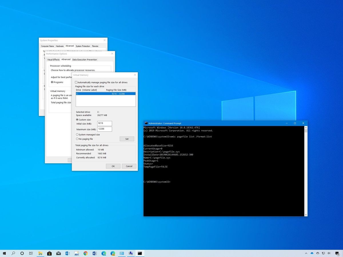 How To Change Virtual Memory Size On Windows 10 Windows Central