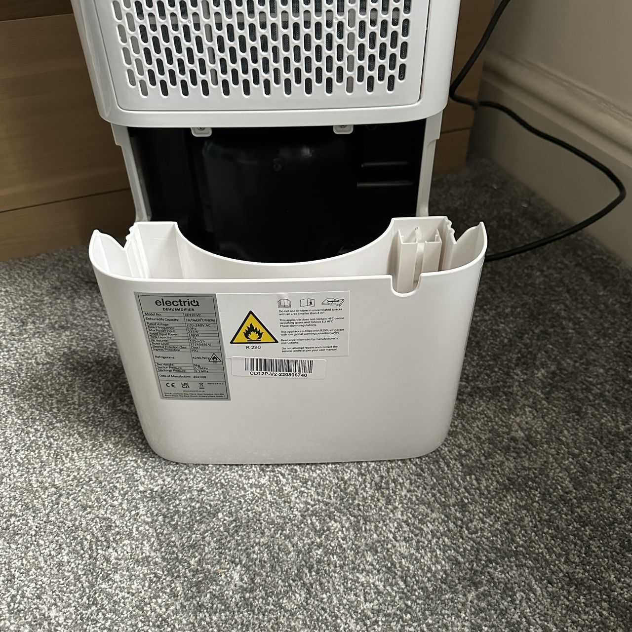 ElectriQ 12L Dehumidifier review 2026: tried and tested | Ideal Home