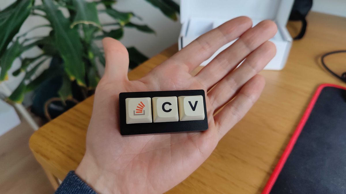 This tiny mechanical keyboard started out as a joke, but it captured ...