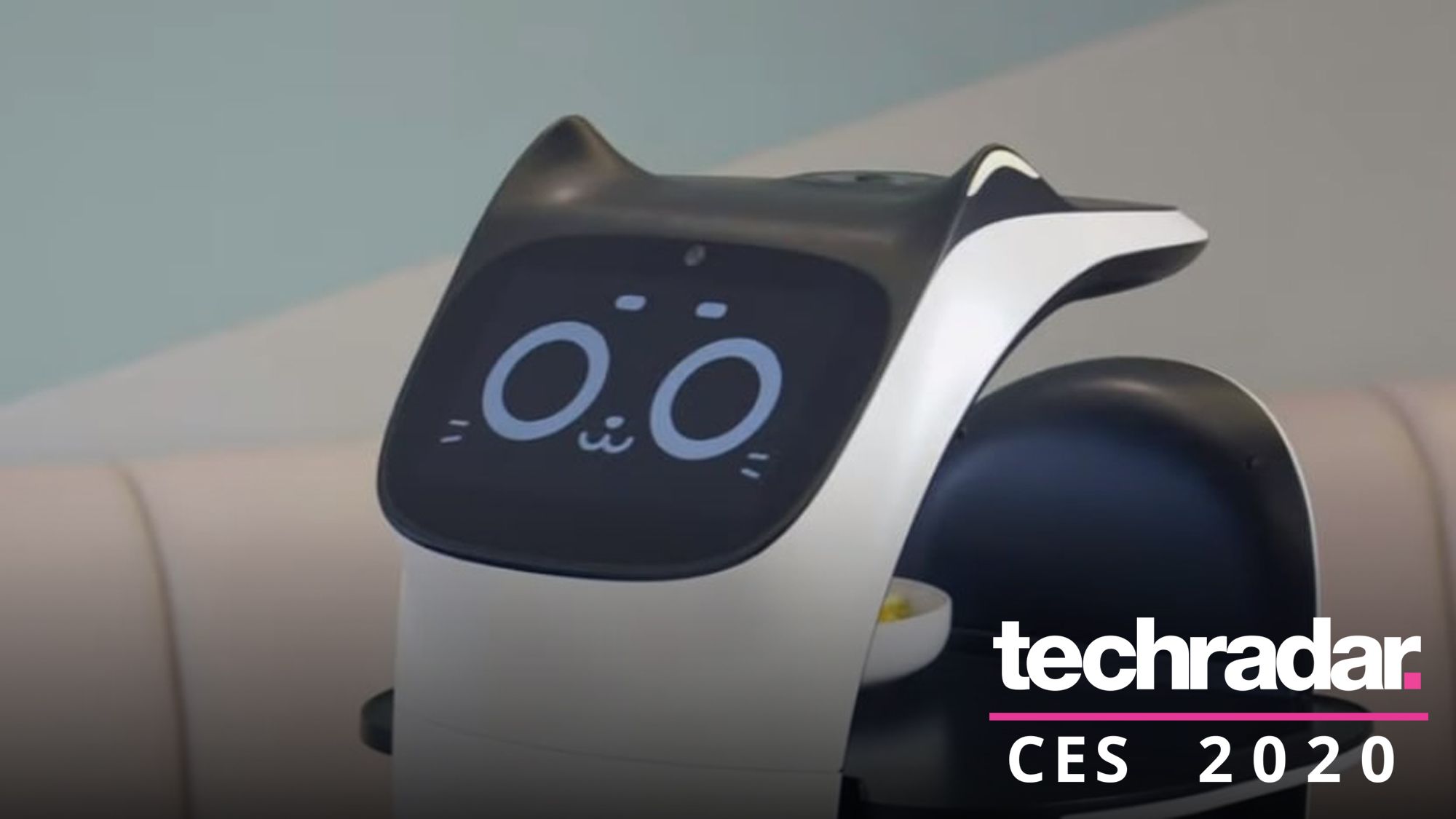 This cat robot waiter will get mad if you touch its ears too much ...