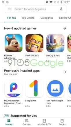 It looks like the Google Play Store will soon get a big UI overhaul ...