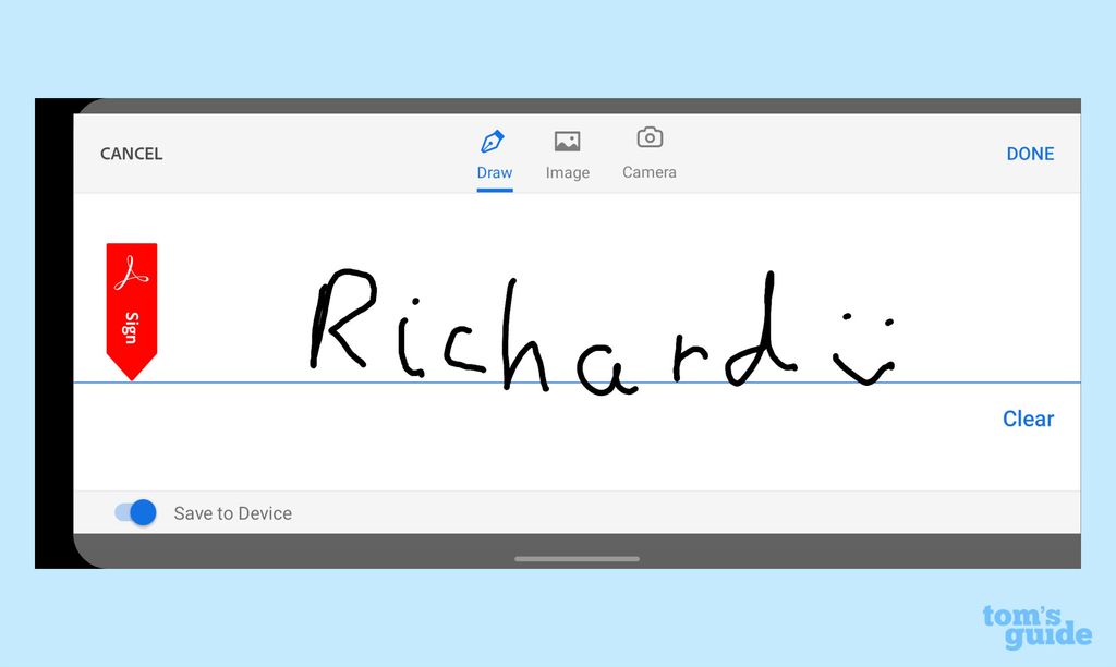 Here's how to sign documents on Android | Tom's Guide