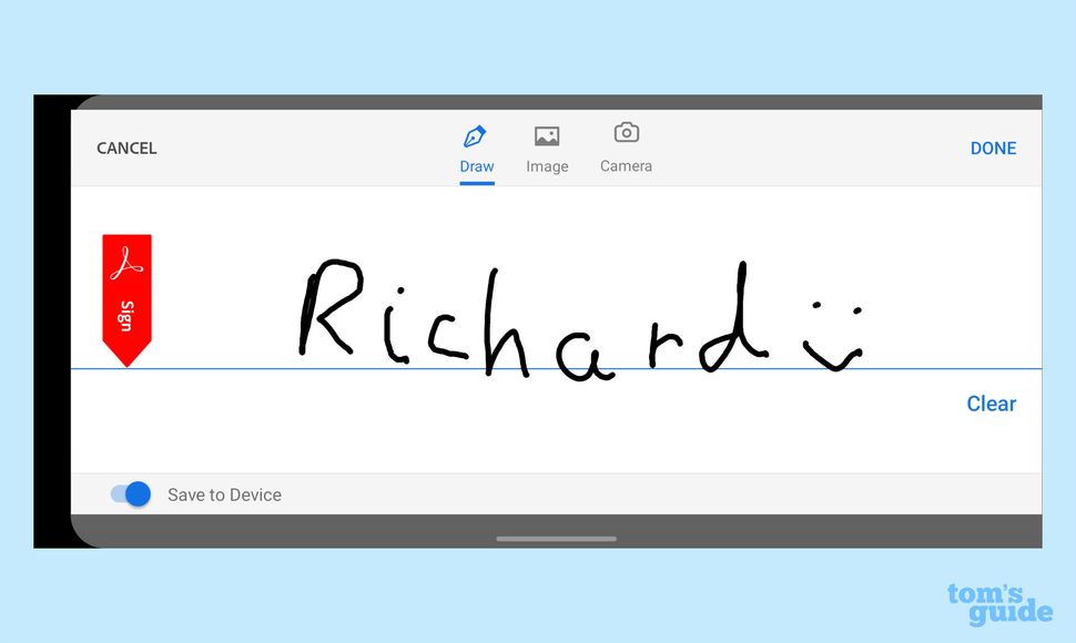 Here's how to sign documents on Android | Tom's Guide