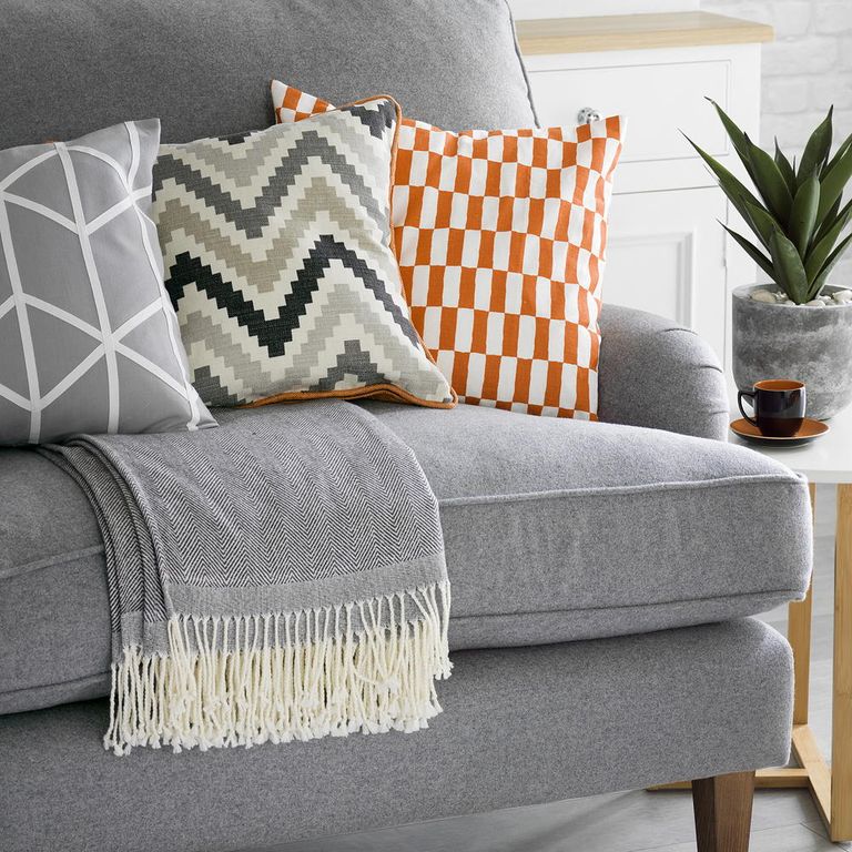 Sofa cushion ideas to style, refresh and update living rooms | Ideal Home