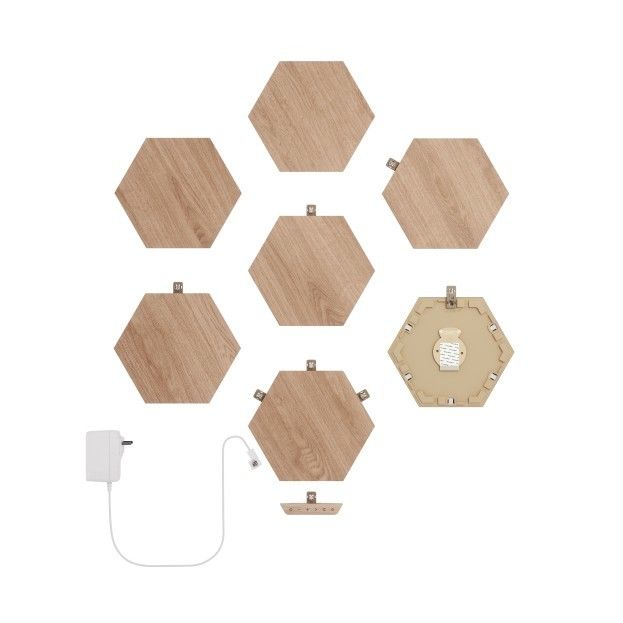 Nanoleaf's new Wood Look smart light panels are designed to spice up ...