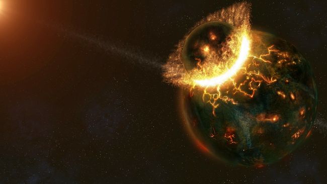 Earth and Theia smashed to birth the moon, but did they first start out ...