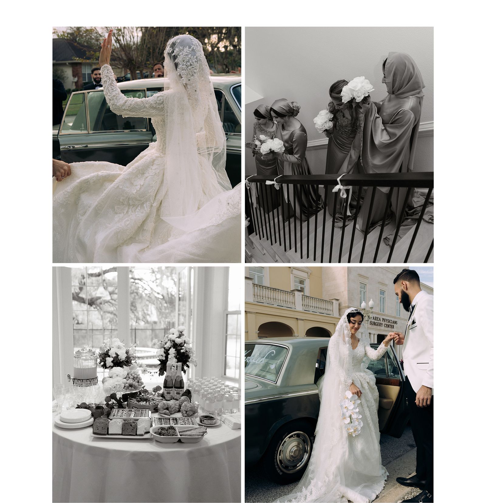Who What Wear Weddings: Sally Ashour and Abdul Ayyad's Glamorous ...