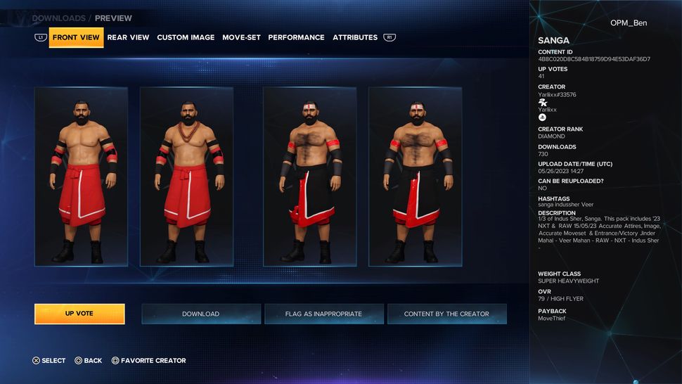 The best WWE 2K23 CAWs for you to download right now | GamesRadar+