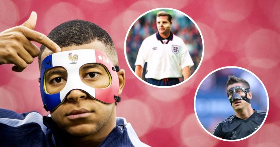Footballers who wore masks, a list Kylian Mbappe joined at Euro 2024 ...