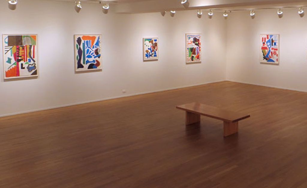 Shirley Jaffe's mixed media at Tibor de Nagy in New York | Wallpaper*