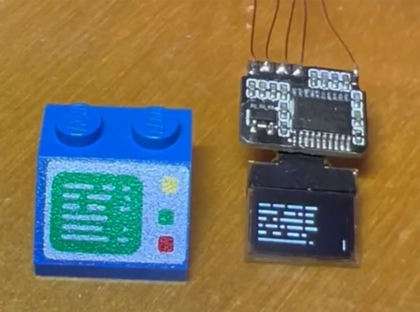 Custom LEGO Computer Brick Has Working OLED Display | Tom's Hardware