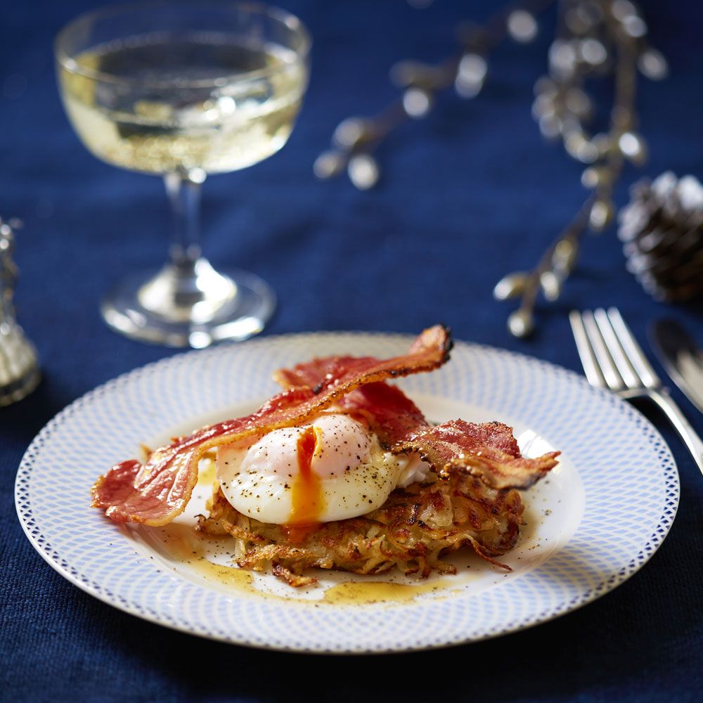 Potato Rosti with Poached Egg and Bacon | Breakfast Recipes | Woman & Home
