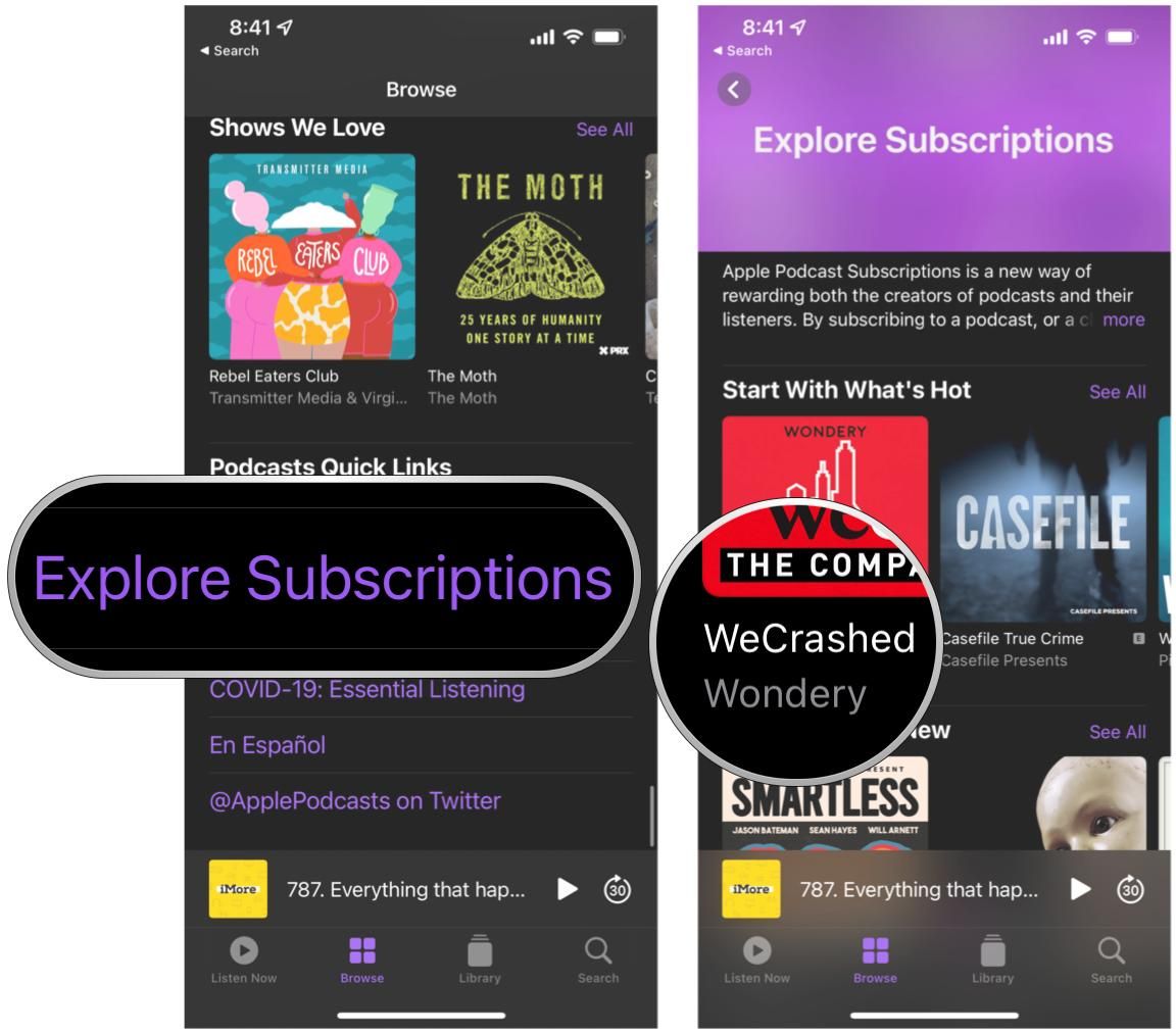 How to subscribe to a podcast in the Podcasts app for iPhone and iPad ...